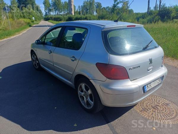 Серый Пежо 307 2005 в Даугавпилс, объемом двигателя 2.00 л и пробегом 0 тыс. км за 1100 €, фото 6 на AUTOMOTO.COM.LV