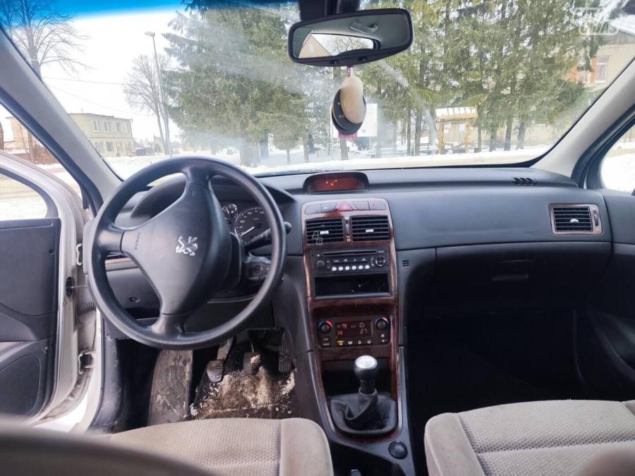 Pelēks Peugeot 307 2006 Raseiniai, ar dzinēja tilpumu 1.60 L un nobraukumu 1 tūkst. km par 1050 €, foto 11 vietnē AUTOMOTO.COM.LV