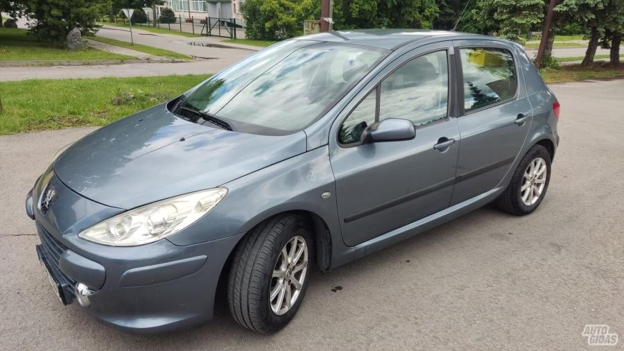 Pelēks Peugeot 307 2006 Panevēža, ar dzinēja tilpumu 1.40 L un nobraukumu 179 tūkst. km par 1250 €, foto 1 vietnē AUTOMOTO.COM.LV