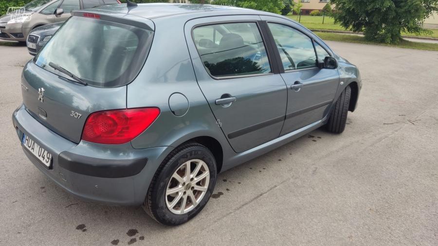 Pelēks Peugeot 307 2006 Panevēža, ar dzinēja tilpumu 1.40 L un nobraukumu 179 tūkst. km par 1250 €, foto 5 vietnē AUTOMOTO.COM.LV