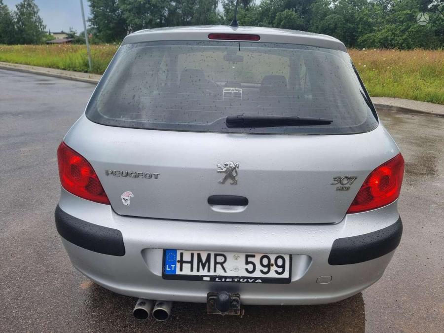 Pelēks Peugeot 307 2006 Kauņa, ar dzinēja tilpumu 1.56 L un nobraukumu 290 tūkst. km par 830 €, foto 7 vietnē AUTOMOTO.COM.LV