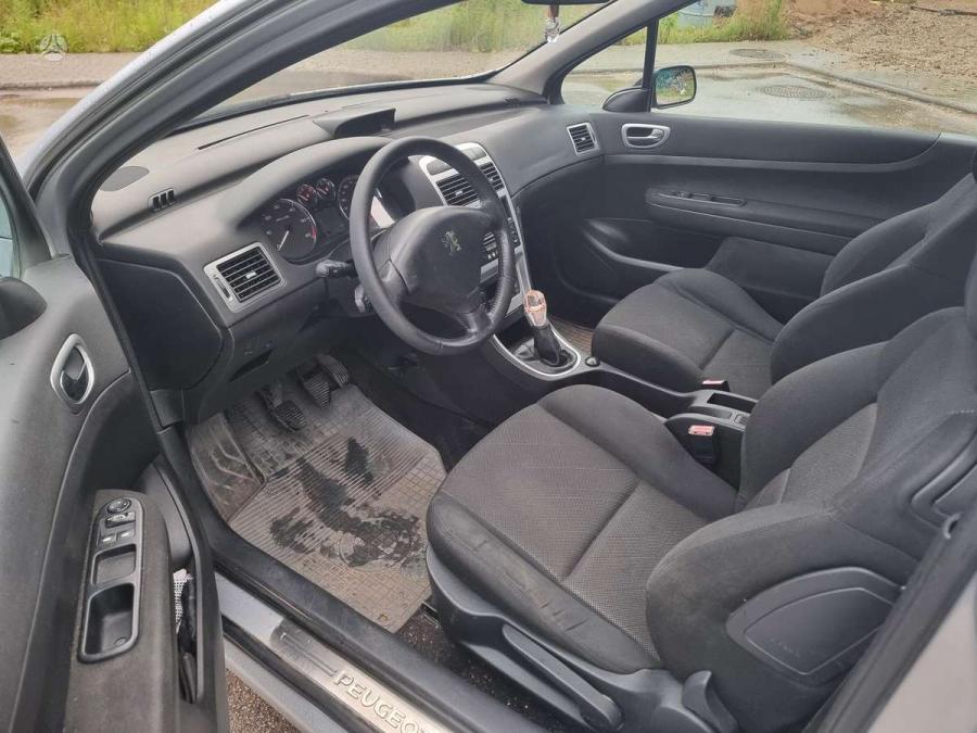 Pelēks Peugeot 307 2006 Kauņa, ar dzinēja tilpumu 1.56 L un nobraukumu 290 tūkst. km par 830 €, foto 10 vietnē AUTOMOTO.COM.LV