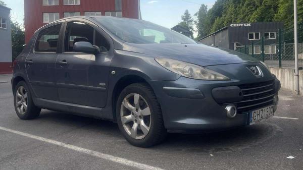 Pelēks Peugeot 307 2006 Viļņa, ar dzinēja tilpumu 2.00 L un nobraukumu 289 tūkst. km par 777 €, foto 1 vietnē AUTOMOTO.COM.LV