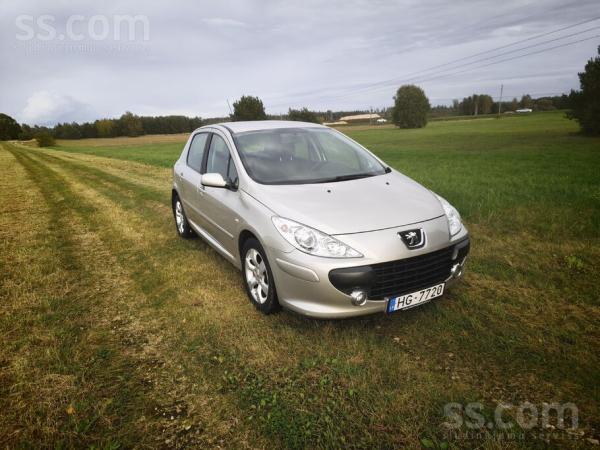 Grey Peugeot 307 2006 in Riga, with an engine capacity of 1.60 L and mileage of 160 thousand km for 1600 €, photo 1 on AUTOMOTO.COM.LV