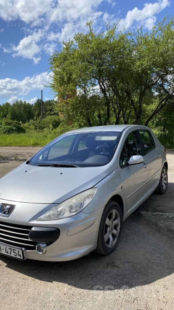 Серый Пежо 307 2007 в Цесис, объемом двигателя 1.60 л и пробегом 306 тыс. км за 1800 €, фото 2 на AUTOMOTO.COM.LV