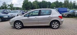 Grey Peugeot 307 2007 in Valmiera, with an engine capacity of 1.60 L and mileage of 337 thousand km for 1400 €, photo 6 on AUTOMOTO.COM.LV