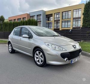 Grey Peugeot 307 2007 in Vilnius, with an engine capacity of 1.59 L and mileage of 156 thousand km for 1950 €, photo  on AUTOMOTO.COM.LV
