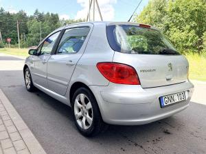 Grey Peugeot 307 2007 in Vilnius, with an engine capacity of 1.59 L and mileage of 210 thousand km for 1650 €, photo 5 on AUTOMOTO.COM.LV