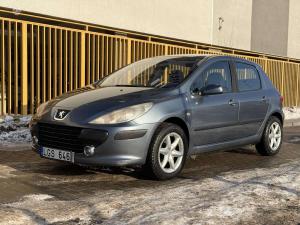 Grey Peugeot 307 2008 in Vilnius, with an engine capacity of 1.59 L and mileage of 254 thousand km for 950 €, photo 2 on AUTOMOTO.COM.LV