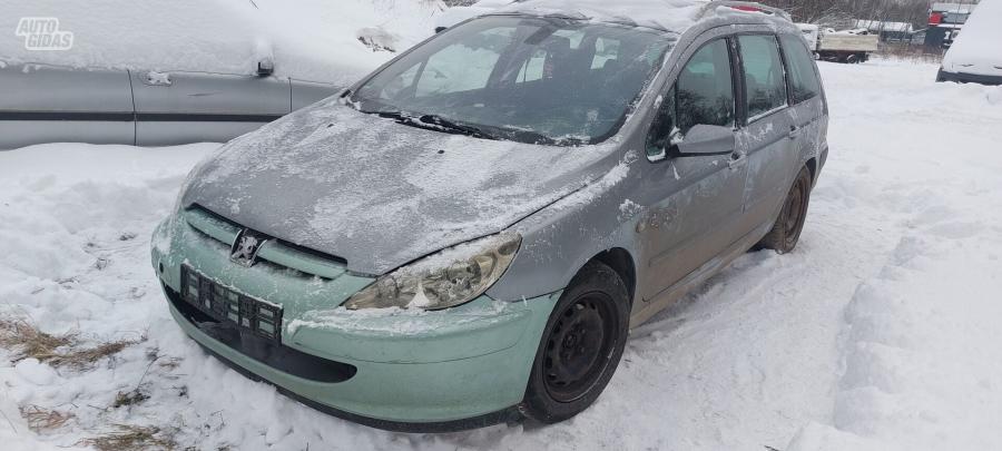 Grey Peugeot 307 2002 in Vilnius, with an engine capacity of 2.00 L and mileage of 230 thousand km for 350 €, photo 1 on AUTOMOTO.COM.LV