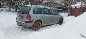 Grey Peugeot 307 2002 in Vilnius, with an engine capacity of 2.00 L and mileage of 230 thousand km for 350 €, photo 5 on AUTOMOTO.COM.LV