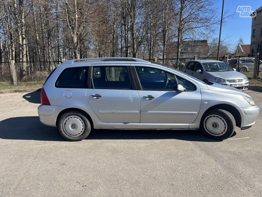 Серый Пежо 307 2002 в Шяуляй, объемом двигателя 1.60 л и пробегом 215 тыс. км за 899 €, фото 6 на AUTOMOTO.COM.LV