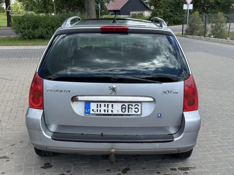 Pelēks Peugeot 307 2002 Ukmergė, ar dzinēja tilpumu 2.00 L un nobraukumu 346 tūkst. km par 530 €, foto 5 vietnē AUTOMOTO.COM.LV