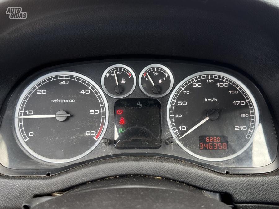 Pelēks Peugeot 307 2002 Ukmergė, ar dzinēja tilpumu 2.00 L un nobraukumu 346 tūkst. km par 530 €, foto 12 vietnē AUTOMOTO.COM.LV