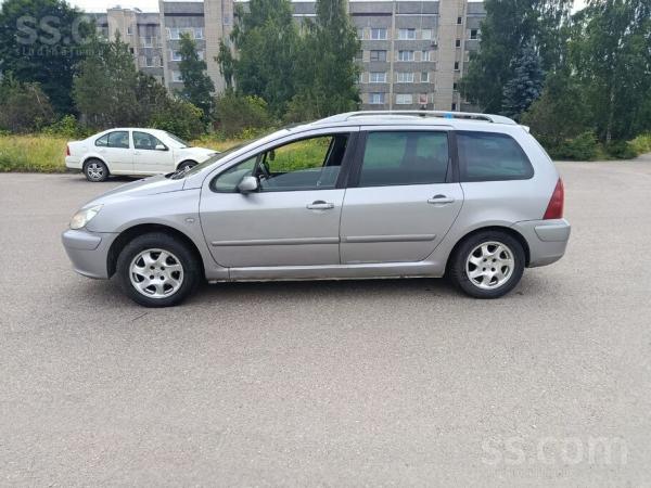 Pelēks Peugeot 307 2002 Daugavpils, ar dzinēja tilpumu 2.00 L un nobraukumu 268 tūkst. km par 1050 €, foto 4 vietnē AUTOMOTO.COM.LV