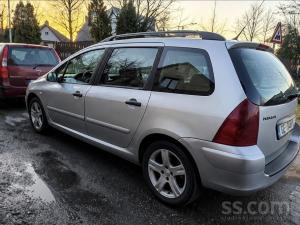 Grey Peugeot 307 2002 in Riga, with an engine capacity of 2.00 L and mileage of 386 thousand km for 350 €, photo  on AUTOMOTO.COM.LV