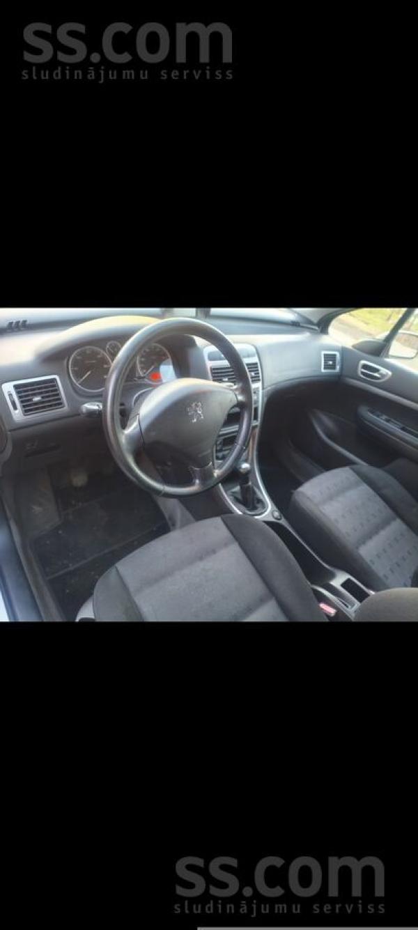 Серый Пежо 307 2002 в Рига, объемом двигателя 2.00 л и пробегом 386 тыс. км за 500 €, фото 4 на AUTOMOTO.COM.LV