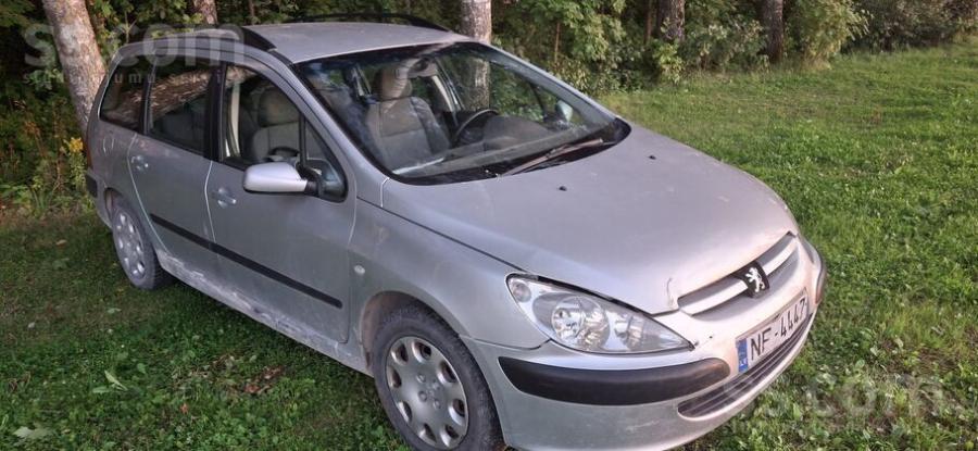 Pelēks Peugeot 307 2002 Bauska, ar dzinēja tilpumu 1.60 L un nobraukumu 192 tūkst. km par 500 €, foto 1 vietnē AUTOMOTO.COM.LV