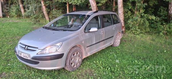 Pelēks Peugeot 307 2002 Bauska, ar dzinēja tilpumu 1.60 L un nobraukumu 192 tūkst. km par 500 €, foto 4 vietnē AUTOMOTO.COM.LV