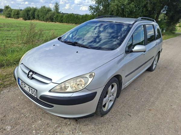 Grey Peugeot 307 2003 in Kaunas, with an engine capacity of 2.00 L and mileage of 372 thousand km for 600 €, photo 1 on AUTOMOTO.COM.LV
