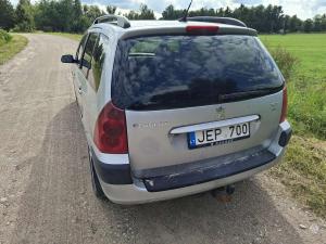 Grey Peugeot 307 2003 in Kaunas, with an engine capacity of 2.00 L and mileage of 372 thousand km for 600 €, photo 5 on AUTOMOTO.COM.LV