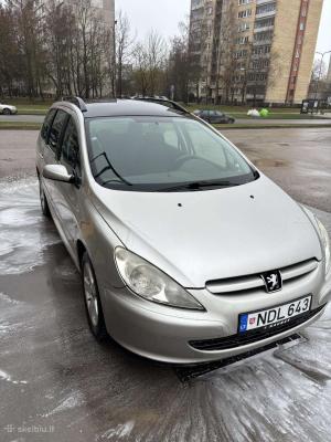 Grey Peugeot 307 2004 in Kaunas, with an engine capacity of 2.00 L and mileage of 2200 thousand km for 1100 €, photo  on AUTOMOTO.COM.LV