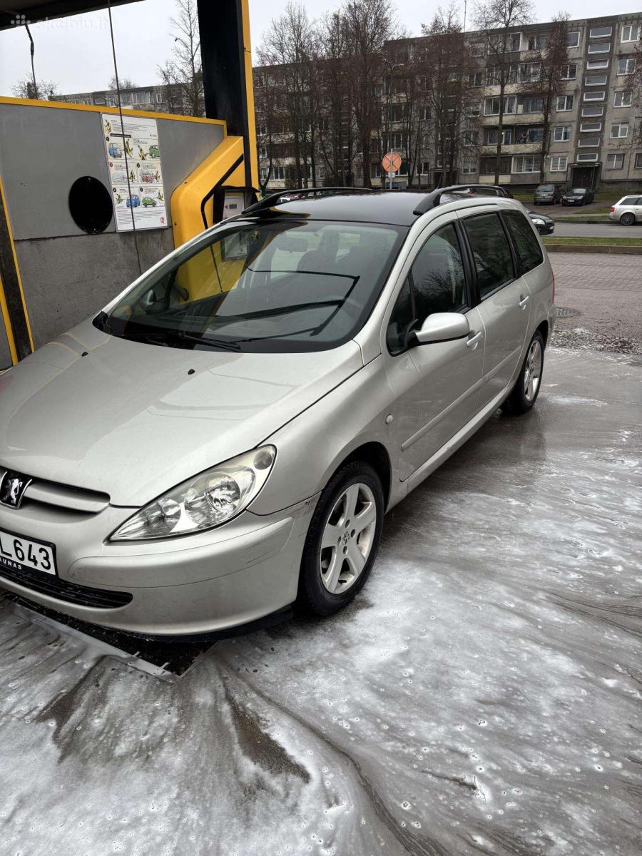 Grey Peugeot 307 2004 in Kaunas, with an engine capacity of 2.00 L and mileage of 2200 thousand km for 1100 €, photo 2 on AUTOMOTO.COM.LV