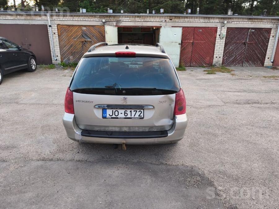 Pelēks Peugeot 307 2004 Rīga, ar dzinēja tilpumu 1.90 L un nobraukumu 0 tūkst. km par 1000 €, foto 4 vietnē AUTOMOTO.COM.LV