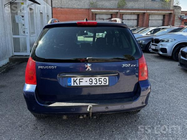 Grey Peugeot 307 2004 in Daugavpils, with an engine capacity of 2.00 L and mileage of 0 thousand km for 1390 €, photo 6 on AUTOMOTO.COM.LV
