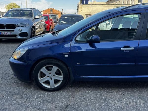 Grey Peugeot 307 2004 in Daugavpils, with an engine capacity of 2.00 L and mileage of 0 thousand km for 1390 €, photo 8 on AUTOMOTO.COM.LV