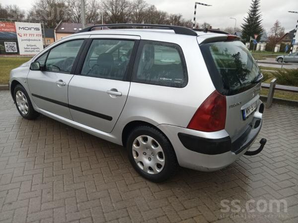 Grey Peugeot 307 2005 in Jekabpils, with an engine capacity of 1.60 L and mileage of 345 thousand km for 1350 €, photo 2 on AUTOMOTO.COM.LV