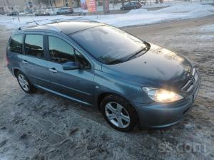 Grey Peugeot 307 2005 in Valmiera, with an engine capacity of 2.00 L and mileage of 253 thousand km for 2200 €, photo  on AUTOMOTO.COM.LV