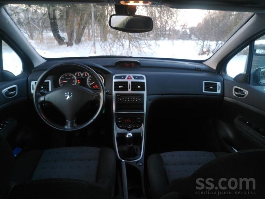 Pelēks Peugeot 307 2005 Valmiera, ar dzinēja tilpumu 2.00 L un nobraukumu 253 tūkst. km par 2200 €, foto 7 vietnē AUTOMOTO.COM.LV