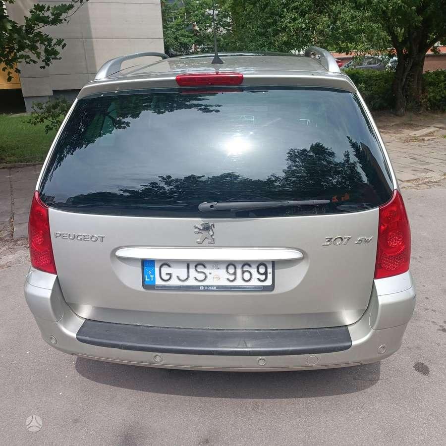 Серый Пежо 307 2005 в Каунас, объемом двигателя 1.56 л и пробегом 239 тыс. км за 1000 €, фото 6 на AUTOMOTO.COM.LV