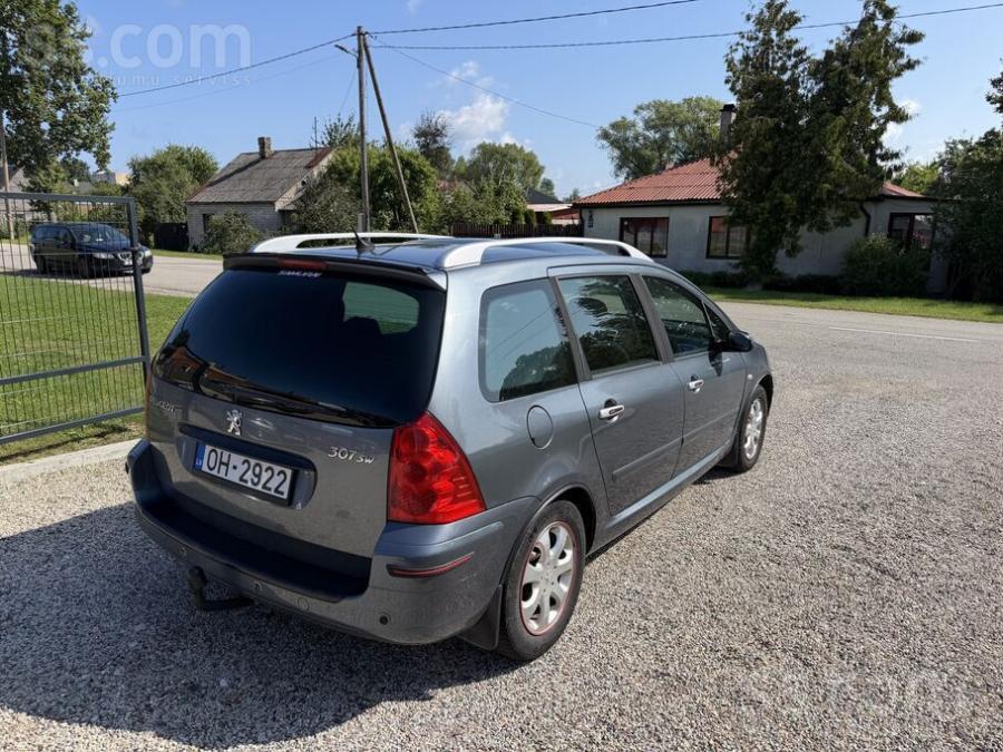 Pelēks Peugeot 307 2005 Ventspils, ar dzinēja tilpumu 1.60 L un nobraukumu 293 tūkst. km par 1890 €, foto 7 vietnē AUTOMOTO.COM.LV