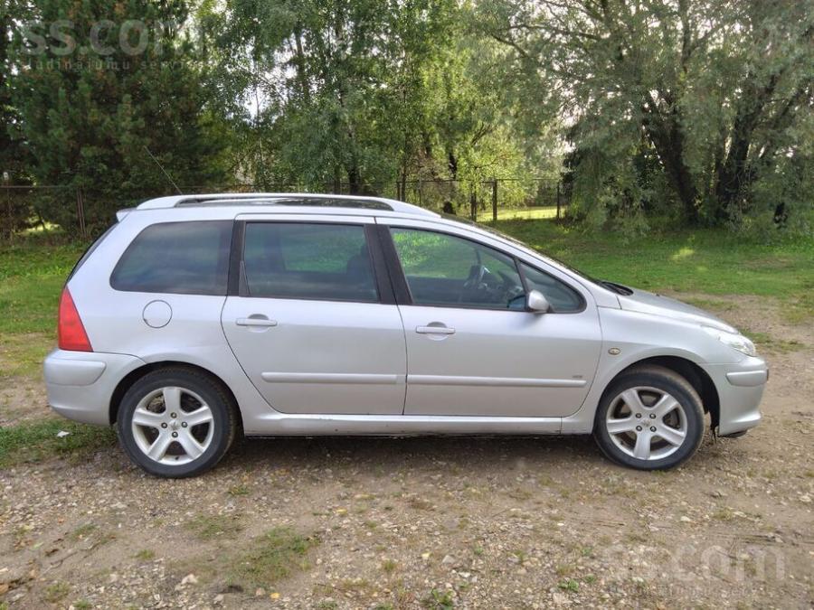 Grey Peugeot 307 2005 in Riga, with an engine capacity of 2.00 L and mileage of 328 thousand km for 790 €, photo 6 on AUTOMOTO.COM.LV