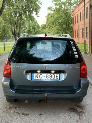 Pelēks Peugeot 307 2006 Kuldīga, ar dzinēja tilpumu 2.00 L un nobraukumu 0 tūkst. km par 250 €, foto 3 vietnē AUTOMOTO.COM.LV