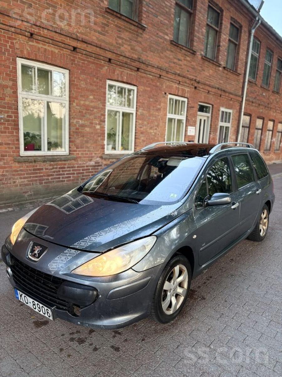 Pelēks Peugeot 307 2006 Kuldīga, ar dzinēja tilpumu 2.00 L un nobraukumu 0 tūkst. km par 1250 €, foto 6 vietnē AUTOMOTO.COM.LV