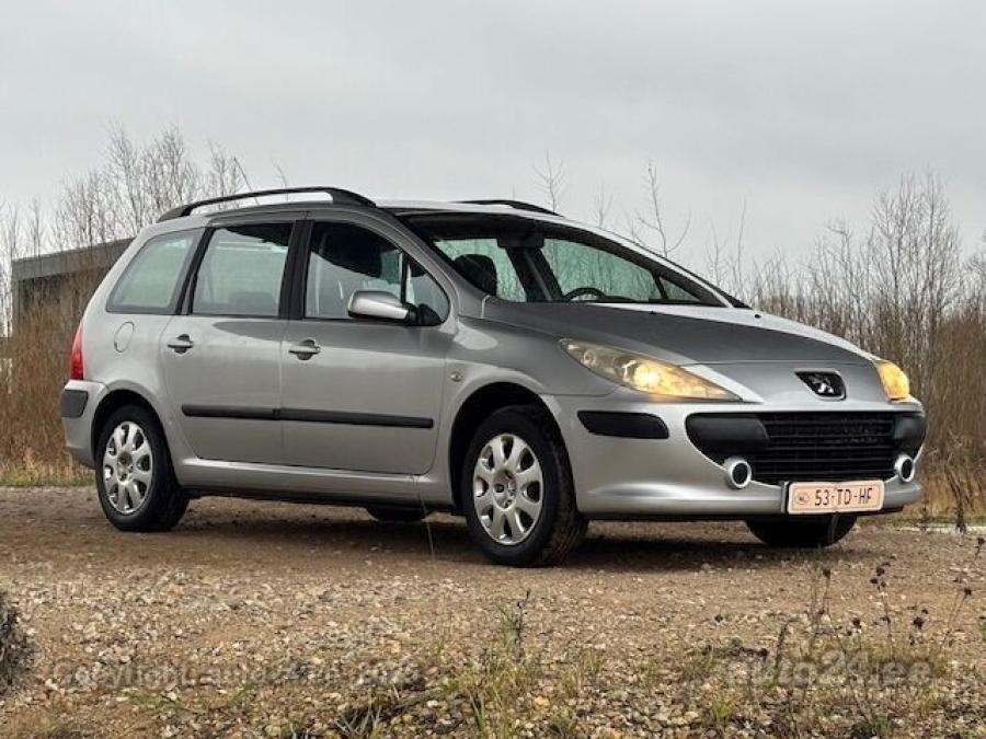 Grey Peugeot 307 2006 in Tartu, with an engine capacity of 1.60 L and mileage of 216 thousand km for 2900 €, photo 2 on AUTOMOTO.COM.LV