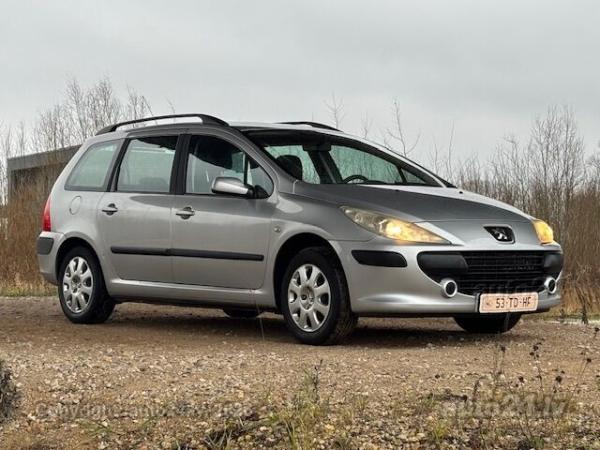 Grey Peugeot 307 2006 in Tartu, with an engine capacity of 1.60 L and mileage of 216 thousand km for 2490 €, photo 2 on AUTOMOTO.COM.LV