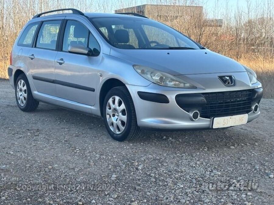 Grey Peugeot 307 2006 in Tartu, with an engine capacity of 1.60 L and mileage of 216 thousand km for 2950 €, photo 2 on AUTOMOTO.COM.LV