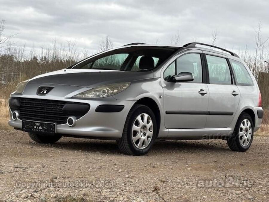 Grey Peugeot 307 2006 in Tartu, with an engine capacity of 1.60 L and mileage of 216 thousand km for 2490 €, photo 1 on AUTOMOTO.COM.LV