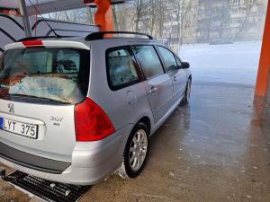 Grey Peugeot 307 2007 in Klaipeda, with an engine capacity of 2.00 L and mileage of 274 thousand km for 1250 €, photo 12 on AUTOMOTO.COM.LV