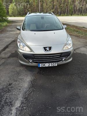 Grey Peugeot 307 2007 in Daugavpils, with an engine capacity of 1.60 L and mileage of 297 thousand km for 2800 €, photo  on AUTOMOTO.COM.LV