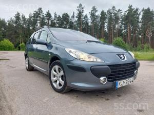 Pelēks Peugeot 307 2007 Daugavpils, ar dzinēja tilpumu 1.60 L un nobraukumu 389 tūkst. km par 1950 €, foto 5 vietnē AUTOMOTO.COM.LV