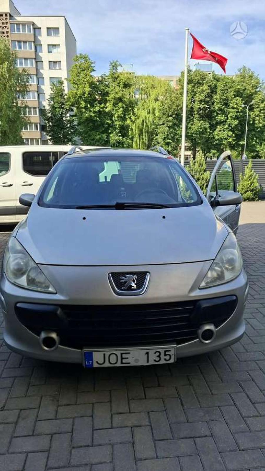 Grey Peugeot 307 2007 in Kaunas, with an engine capacity of 1.56 L and mileage of 378 thousand km for 1245 €, photo 11 on AUTOMOTO.COM.LV