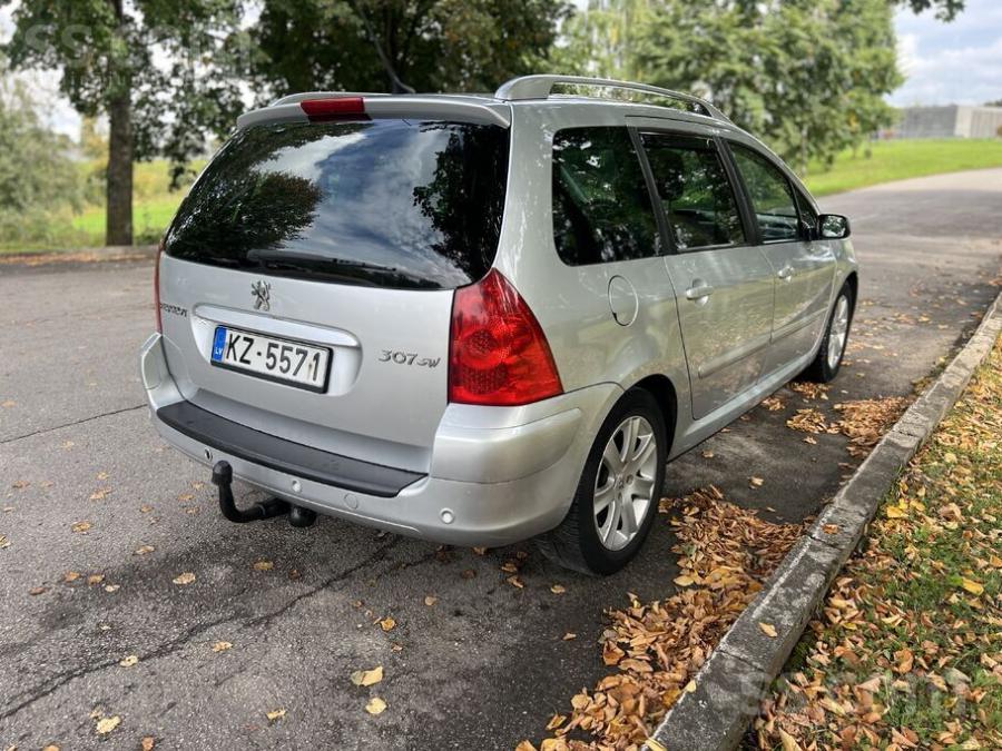 Серый Пежо 307 2007 в Резекне, объемом двигателя 1.60 л и пробегом 155 тыс. км за 1850 €, фото 7 на AUTOMOTO.COM.LV