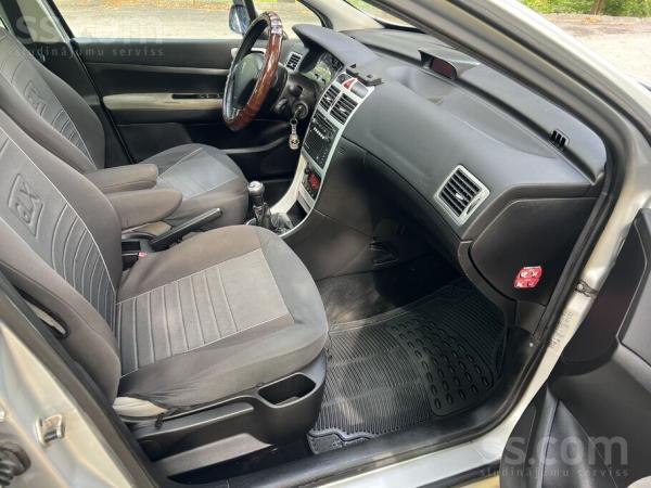 Grey Peugeot 307 2007 in Rezekne, with an engine capacity of 1.60 L and mileage of 155 thousand km for 1850 €, photo 10 on AUTOMOTO.COM.LV
