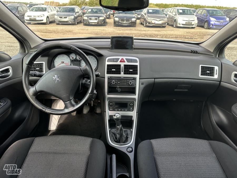 Grey Peugeot 307 2007 in Giraite, with an engine capacity of 1.60 L and mileage of 280 thousand km for 2100 €, photo 10 on AUTOMOTO.COM.LV