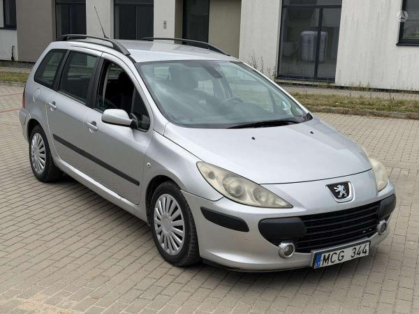Pelēks Peugeot 307 2008 Viļņa, ar dzinēja tilpumu 2.00 L un nobraukumu 350 tūkst. km par 1200 €, foto 3 vietnē AUTOMOTO.COM.LV